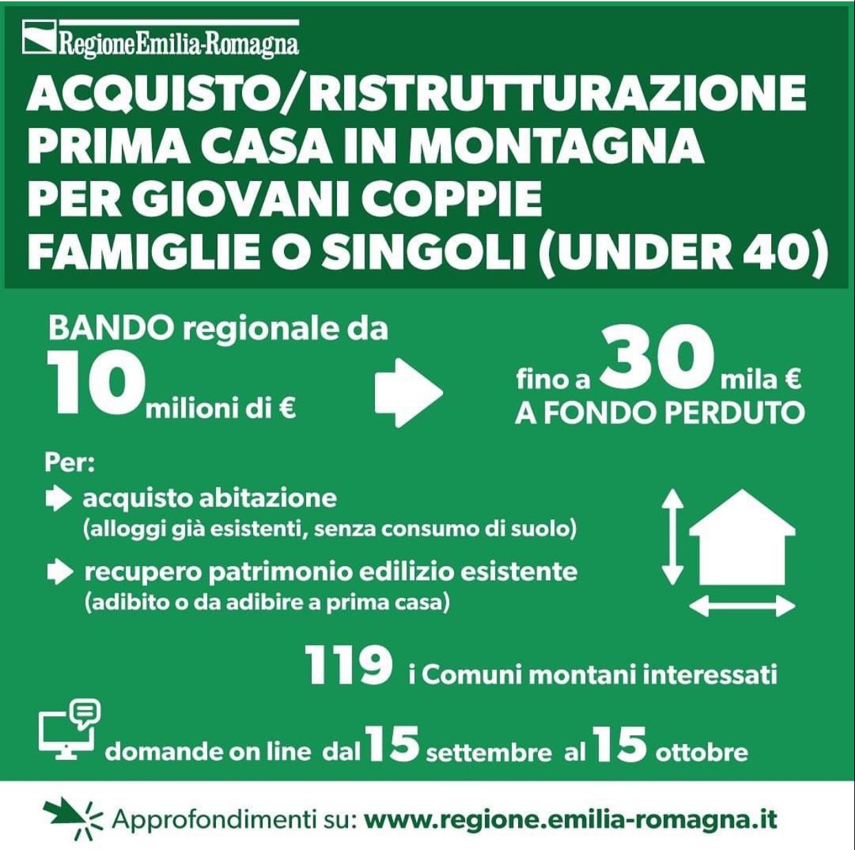 Bando Montagna 2020 | Comune di Corniglio